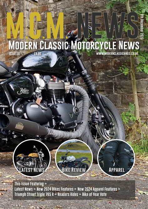 Pre Order Issue 10 Modern Classic Motorcycle News Superbike News 1 For Biker News