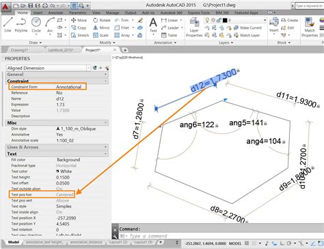 Text Pos Hor Option For Annotational Dimension Is Deemed Autodesk Community