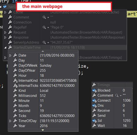Selenium Webdriver Browsermob Har Timings Seem Off Stack Overflow