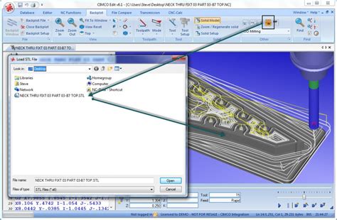 Backplotting A Solid Model From Mastercam X In CIMCO Edit Managed Solutions