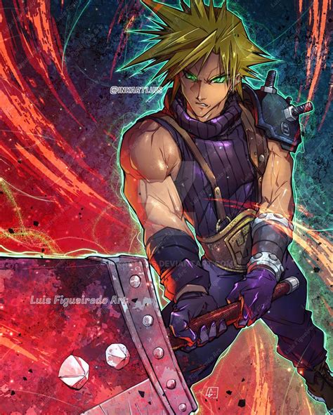 Cloud Ff By Inkartluis On Deviantart