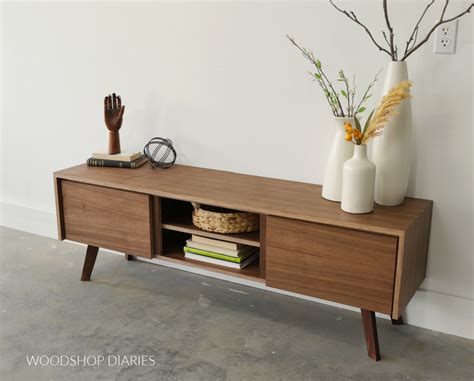 Mid Century Modern Tv Stand Diy