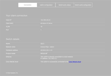 Using The Cisco Meraki Device Local Status Page Cisco Meraki