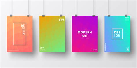 흰색 배경에 고립 된 다채로운 기하학적 디자인의 포스터 2차 도형에 대한 스톡 벡터 아트 및 기타 이미지 2차 도형 3차원