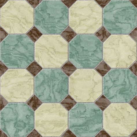 Floor Tiles Seamless Generated Texture Diffuse Bump Normal Stock