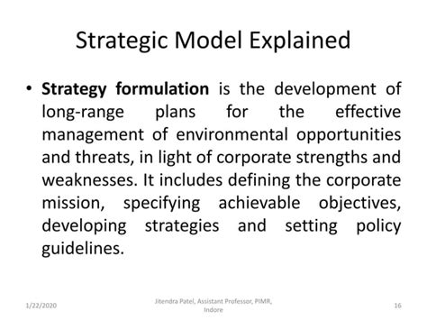 Strategic Management Definition Relevance Characterstics Level Approach Strategic