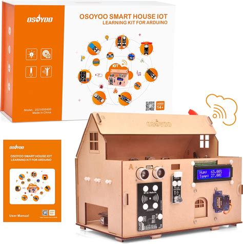 Osoyoo Smart House Iot Starter Kit For Arduino Mega2560learning Stem Electronic Engineering