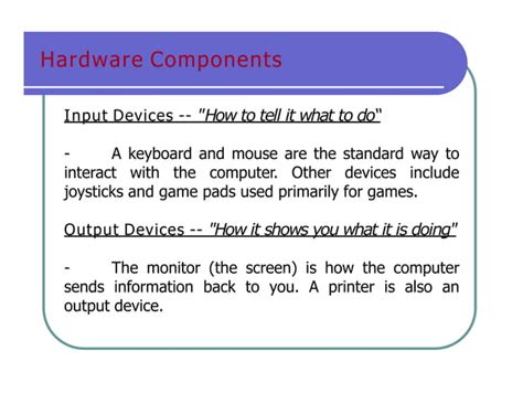 Defination Of Computer And Types Part 1pptx Computer Peripherals