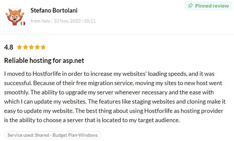 hostforlife eu features