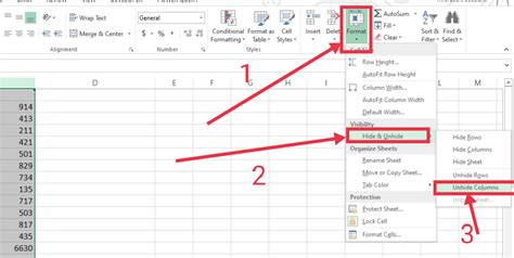 How To Unhide Columns In MS Excel OfficeBeginner
