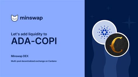 Ada Copi Pool On Minswap Live Data Charts And Analytics
