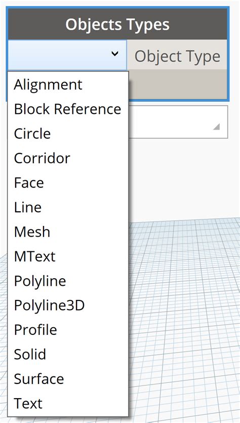 Objects Types With Autocad Points As A Selection Civil 3d Dynamo