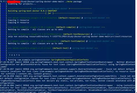 Deploy Spring Boot Application Development Docker Window 10