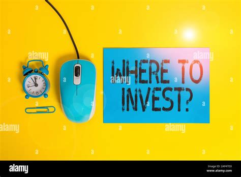 Word Writing Text Where To Invest Question Business Photo Showcasing