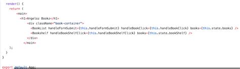 React Application Hierarchy Basic React Book Application Hierarchy