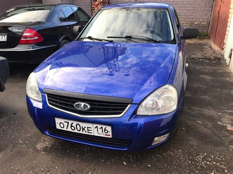 Новая сабля на капот — Lada Приора седан, 1,6 л, 2013 года | аксессуары ...