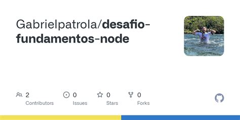 github gabrielpatrola desafio fundamentos node
