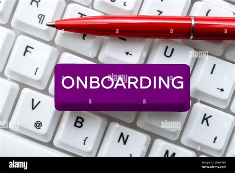 Conceptual Display Onboarding Word Written On Action Process Of