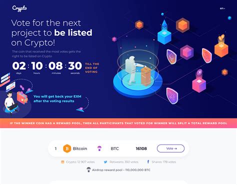 Voting Landing UI Design On Behance