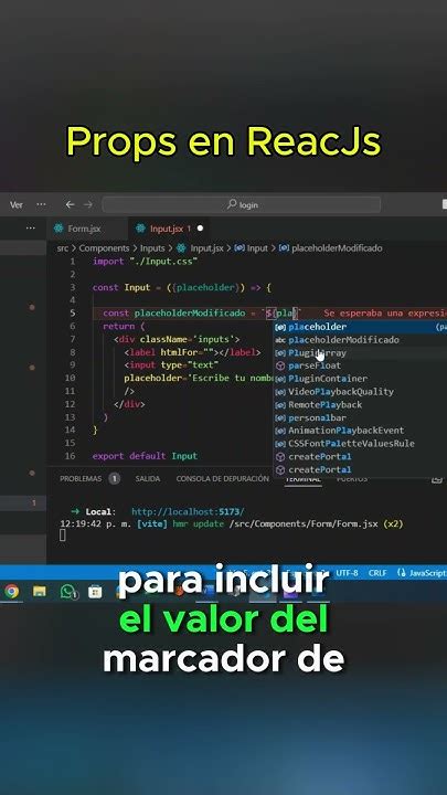Props En Reactjs Desarrolloweb Reactnative Tutorial Programming