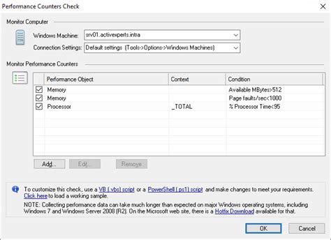 Monitor Performance Counters On A Remote Windows Machine
