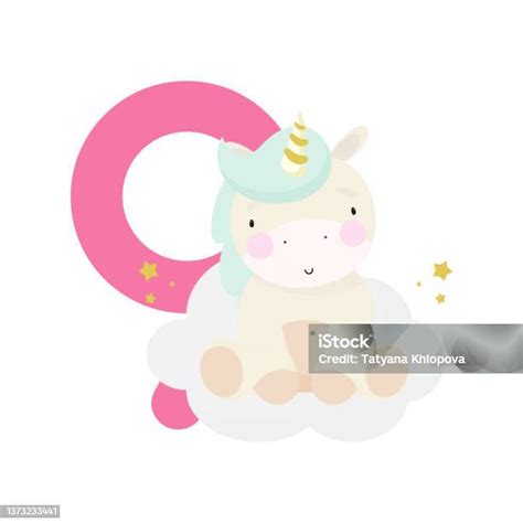 생일 파티 인사말 카드 파티 초대장 귀여운 매직 유니콘과 비문 아홉 아이 일러스트 만화 스타일의 벡터 일러스트레이션 0명에 대한 스톡 벡터 아트 및 기타 이미지 Istock