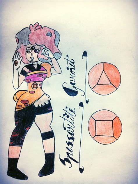 The Invented Fusion Of Navy Ruby And Padparadscha Saphire From Steven Universe Spessartite