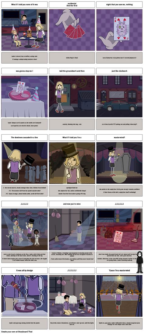 Mastermind Storyboard Por F Acc F