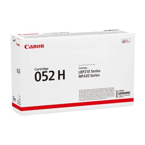 Canon 052H High Capacity Black Original Toner Cartridge