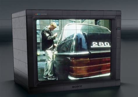 3d Model Sony Trinitron Crt Retro Television Set Vr Ar Low Poly