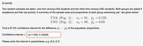 solved when presented with a hypothesis test question about