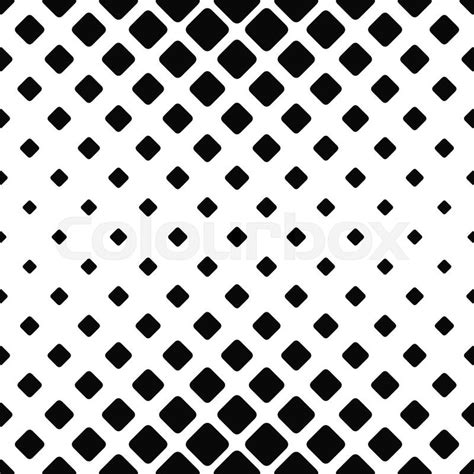 Monochromatic Seamless Square Pattern Design Vector Backgrou Colourbox