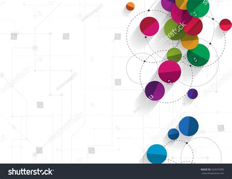 Vector Technology Concept Connected Lines Dots Stock Vector Royalty Free 522675085 Shutterstock