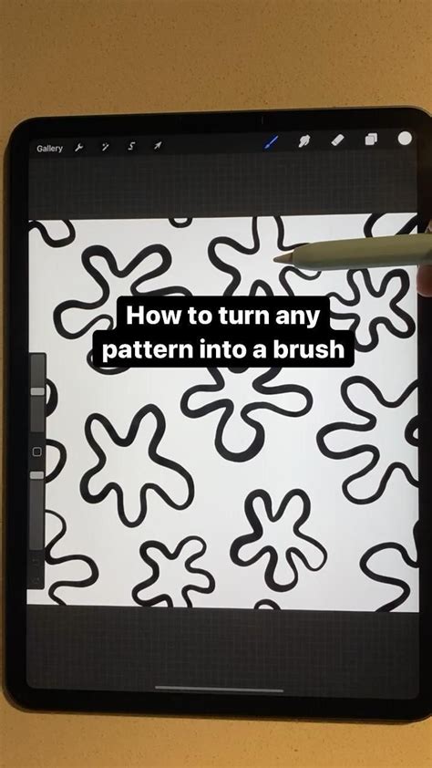 How To Create A Procreate Brush From A Pattern Procreate Ipad Tutorials Ipad Tutorials