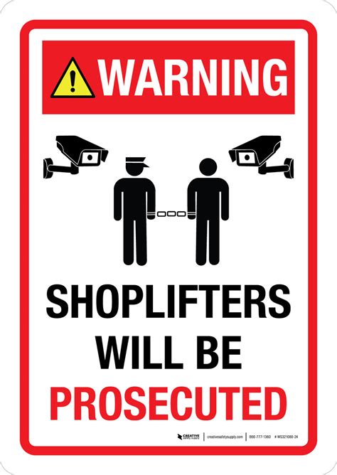 Free Printable Shoplifting Signs Free Printable