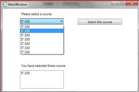 C How To Get A Wpf Application To Print Out Multiple Values Stack