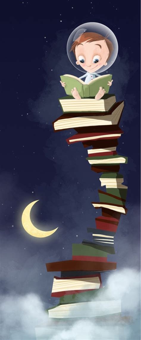 Books In Space TALL X Fine Art Print Babe Babe Reading Etsy