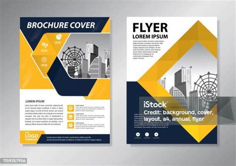 브로셔 디자인 현대적인 레이아웃 연례 보고서 포스터 화려한 삼각형a4의 전단지 기술 과학 밝은 배경의 시장을 위한 기하학적 모양