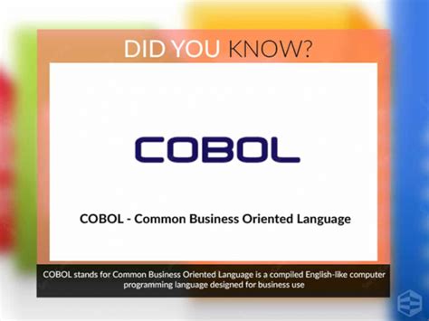 Cobol Common Business Oriented Language Servercake