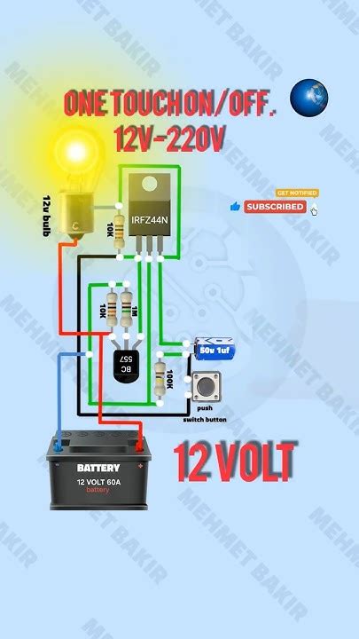 Onoff Circuit With A Single Button Elektronik Electronic Arduinoproject Arduino Youtube
