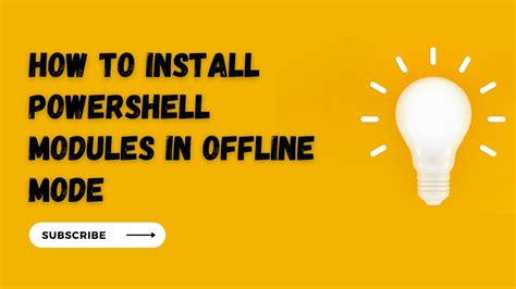 How To Install PowerShell Modules In Offline Mode Install A Nupkg Module Offline YouTube