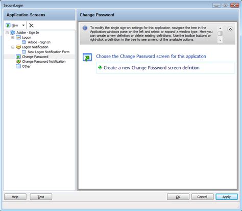 The Application Screens Pane Netiq Securelogin Application Definition Wizard Administration Guide