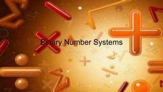 Binary Number System Part PPTX