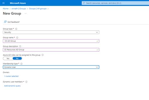 dynamic group in azure active directory srinath pega