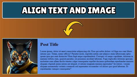 How To Align Text And Image Side By Side In HTML And CSS YouTube