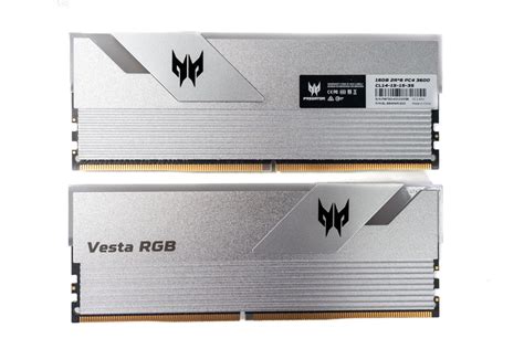 Acer Predator Vesta Rgb Ddr4 3600 2x 16 Gb Review A Closer Look
