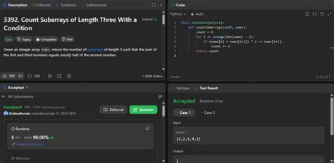 100daysofleetcode Leetcode Day29 Python Slidingwindow Triplets