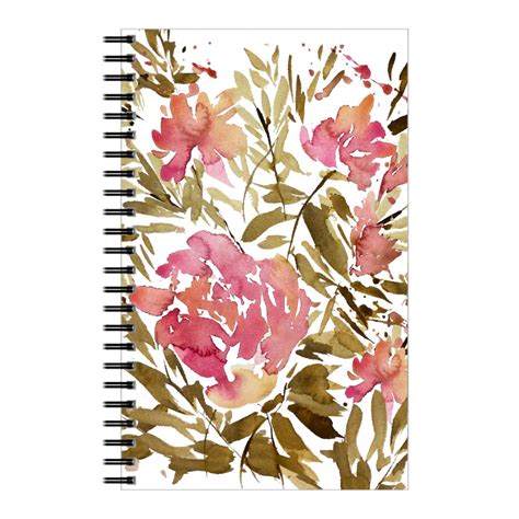 Bewildered Pink And Green Notebook Shutterfly