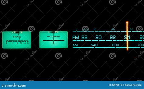 Tuning Radio Stock Image Image Of Contrast Fourier 32976519