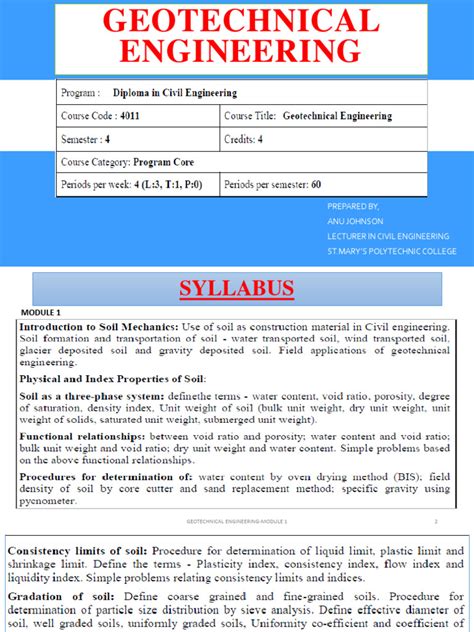 module 1 geotechnical engineering pdf weathering density